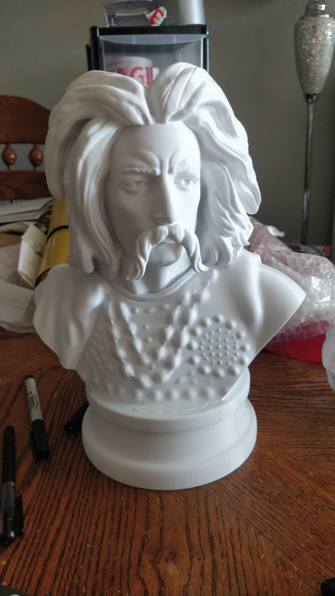 Vercingetorix Gallic King Desktop Bust Sculpture Decorative - Etsy