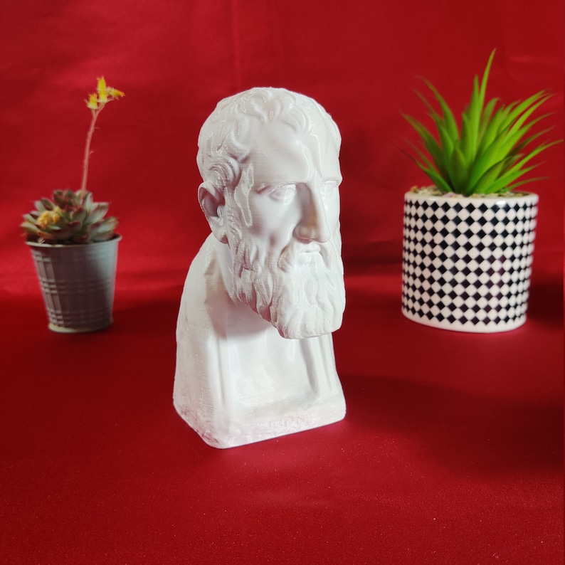 Zeno of Citium Bust: Stoic Philosopher PLA Desktop Statue - Etsy