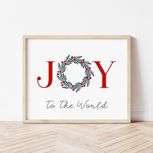 Printable Farmhouse Christmas Wall Art | Printable Wall Art | Printable ...