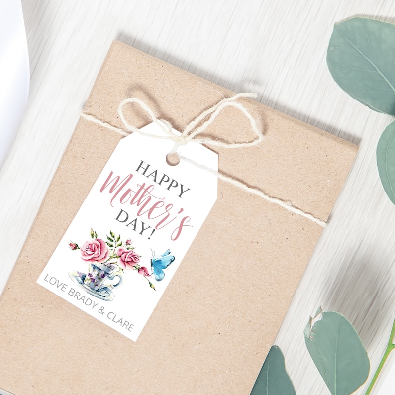 Editable Mother's Day Gift Tags Printable, Cookie Tag, Treat Bag Tag ...