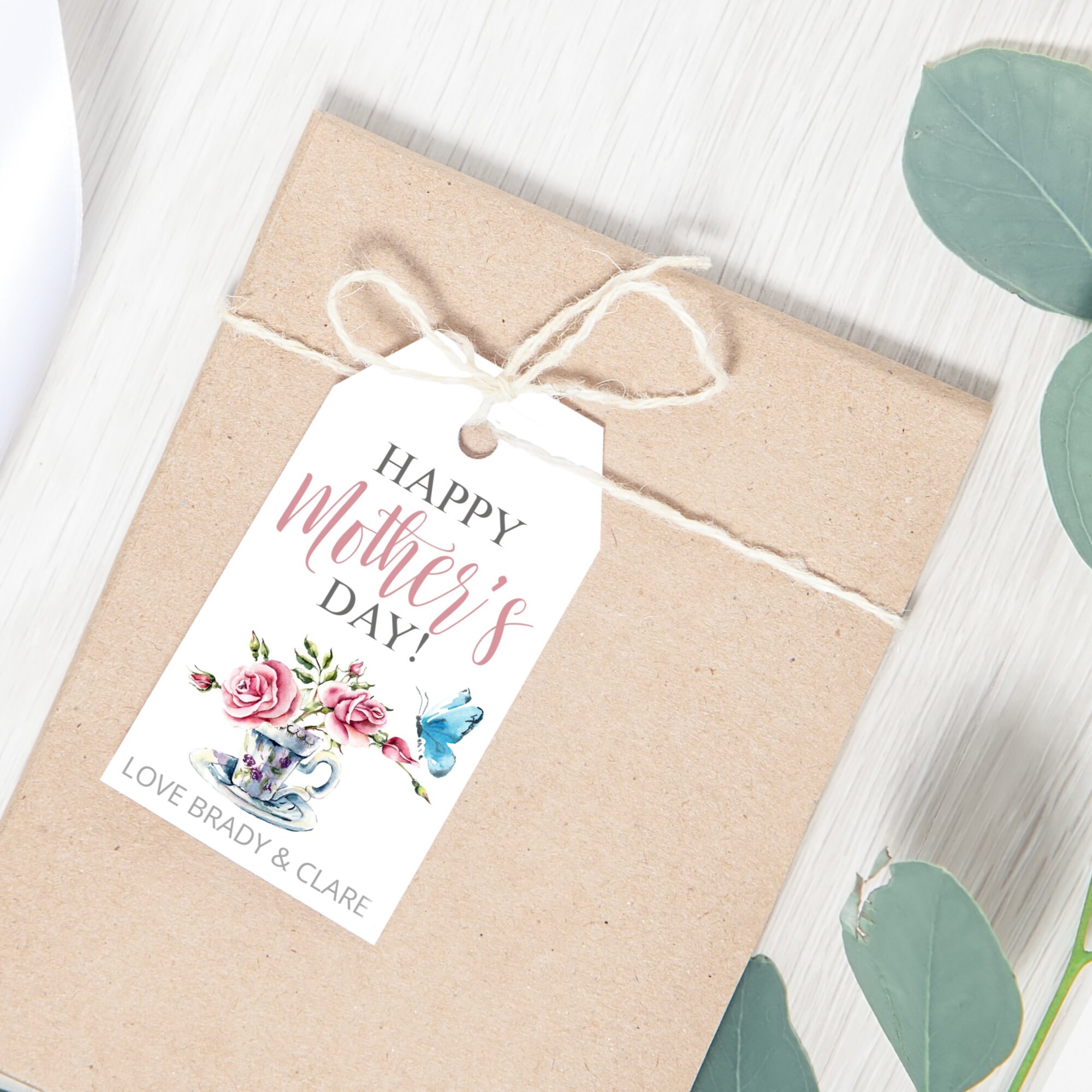 Editable Mother's Day Gift Tags Printable, Cookie Tag, Treat Bag Tag ...