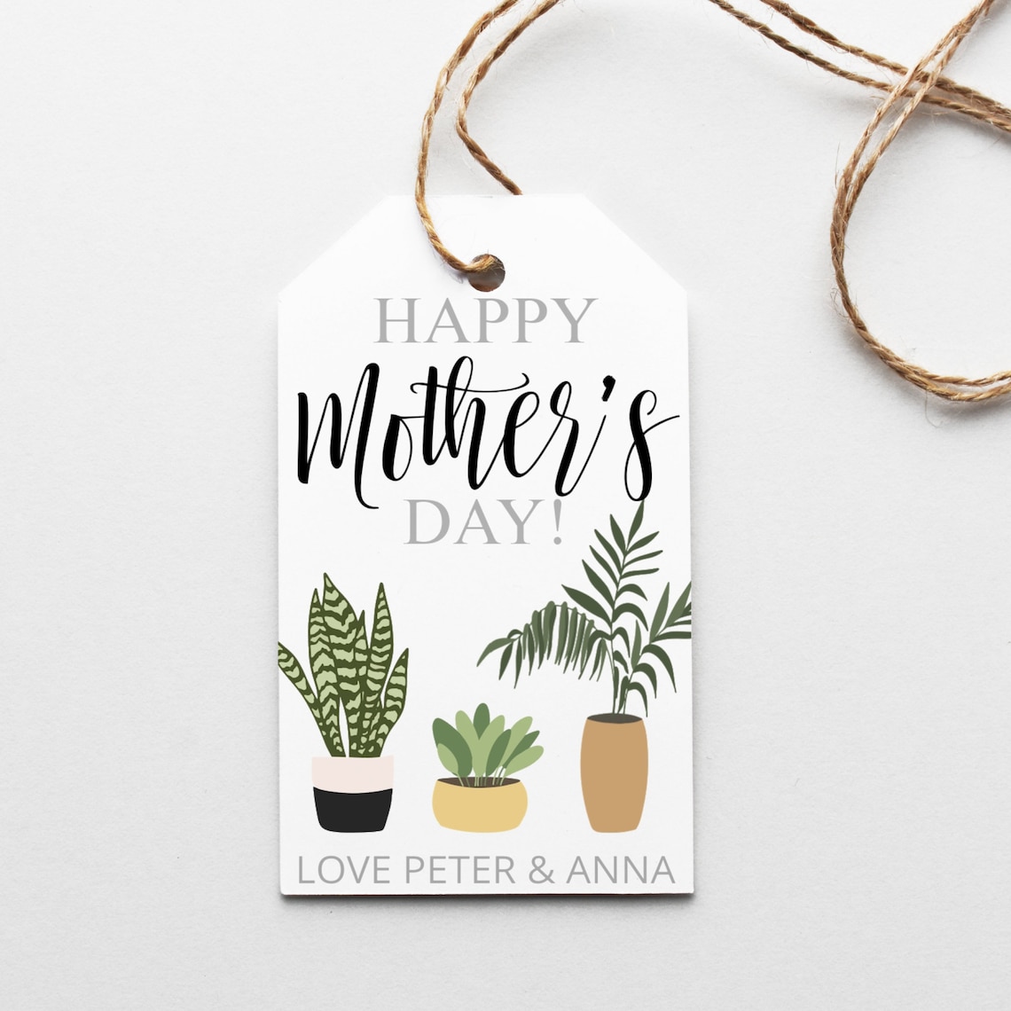Editable Mother's Day Gift Tags Printable Cookie Tag | Etsy