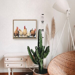 Chicken Print, Kitchen Wall Art, Rooster, Hen, Farm Animal, Chicken ...