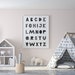 PRINTABLE Black and White Alphabet Print Kids Room Wall Art - Etsy