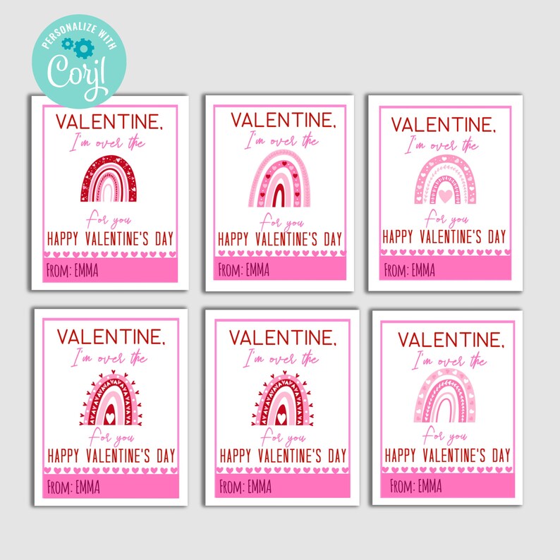 Editable Class Valentine Cards, Valentine Cards for Kids, Classroom ...