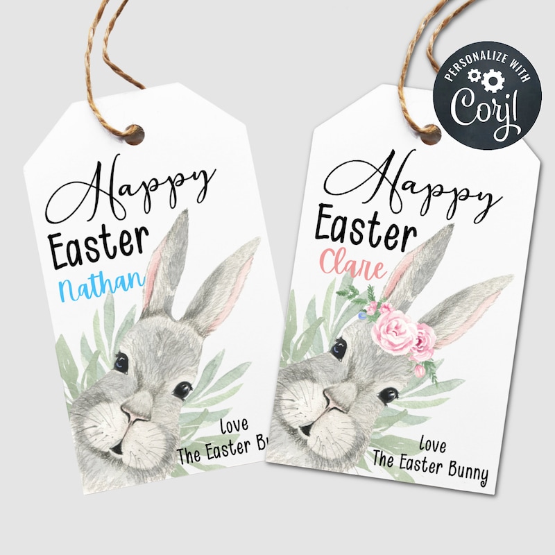 Easter Tags - Etsy