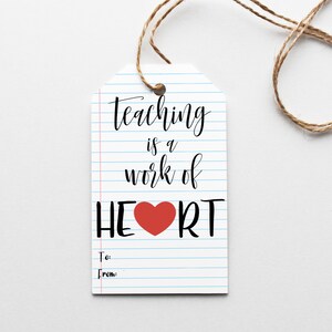 Editable Teacher Gift Tag Printable, Teachers Appreciation Gift Tag ...