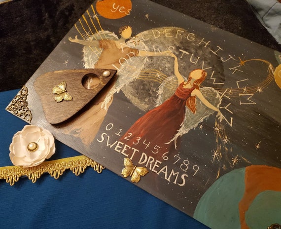 Hand painted angel board | Etsy