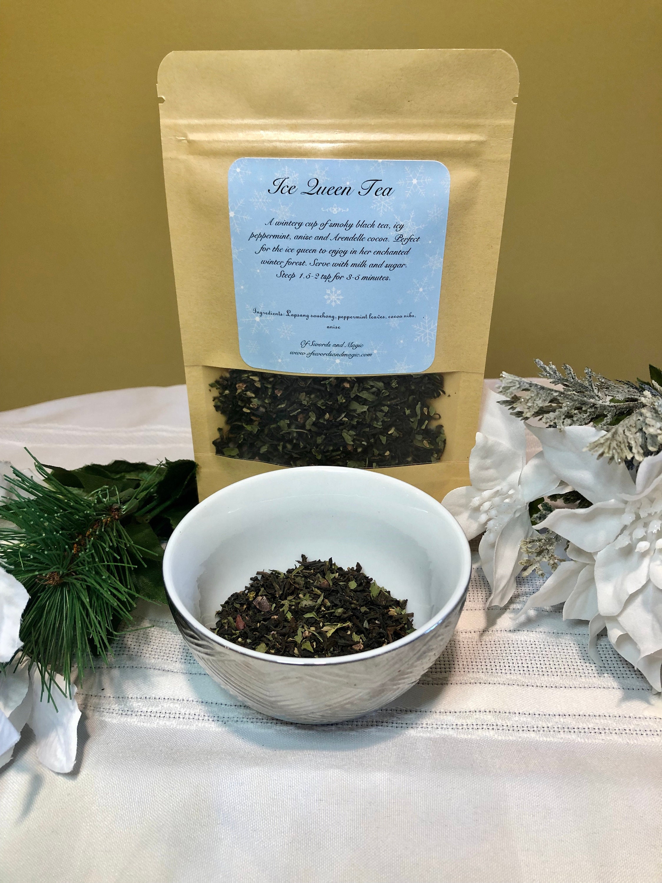 Ice Queen Tea elsa Frozen Loose Leaf Tea - Etsy