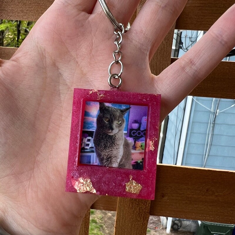 Mini Polaroid Keychain - Etsy