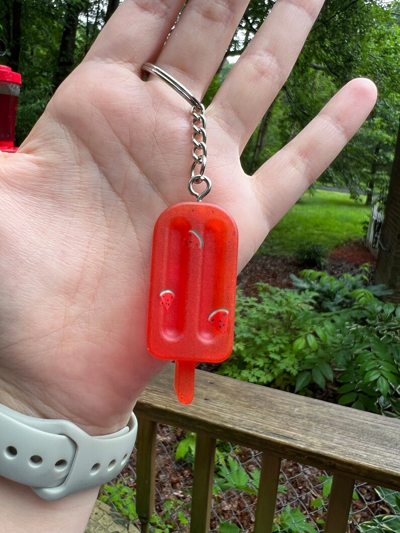 Resin Popsicle Keychain - Etsy