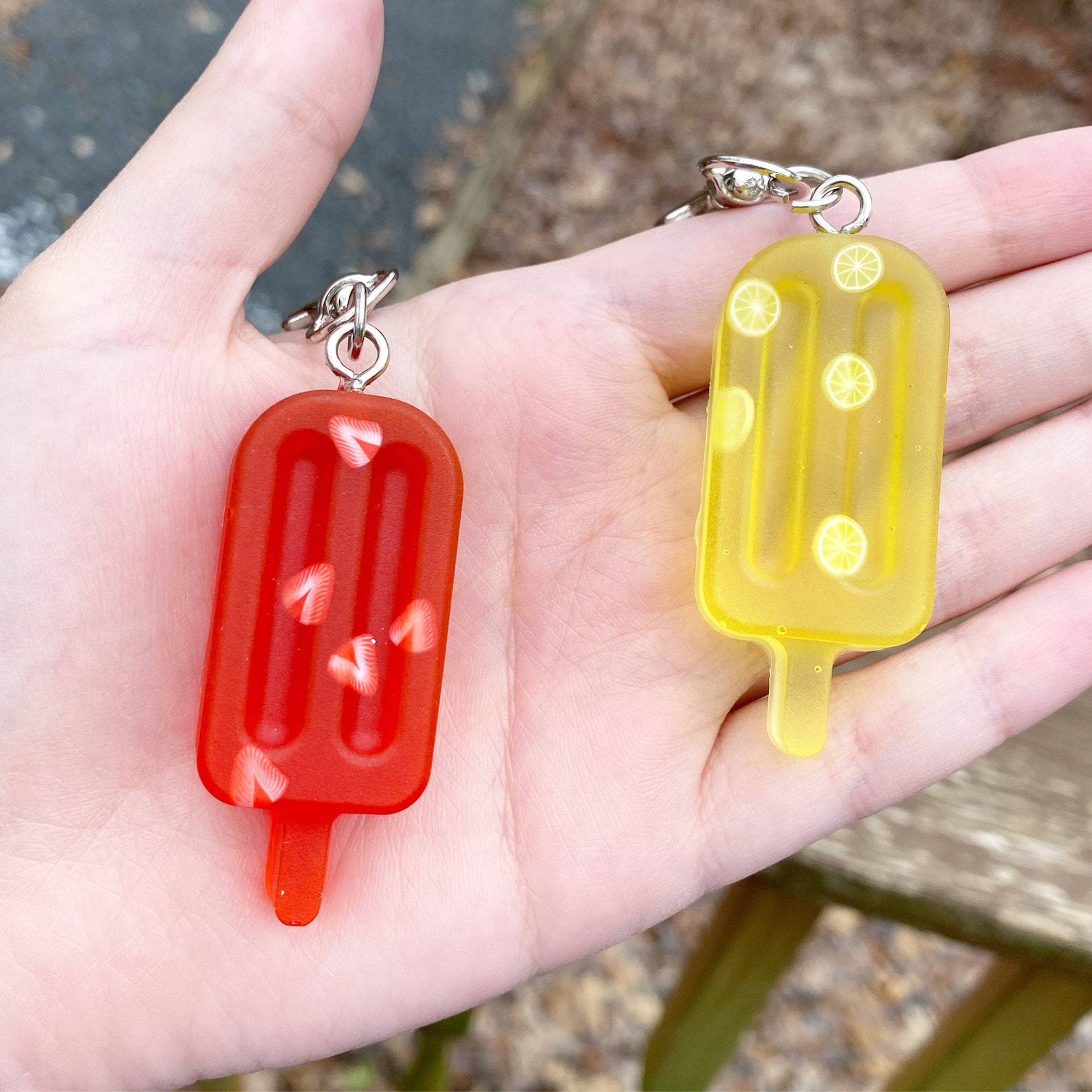 Resin Popsicle Keychain | Etsy