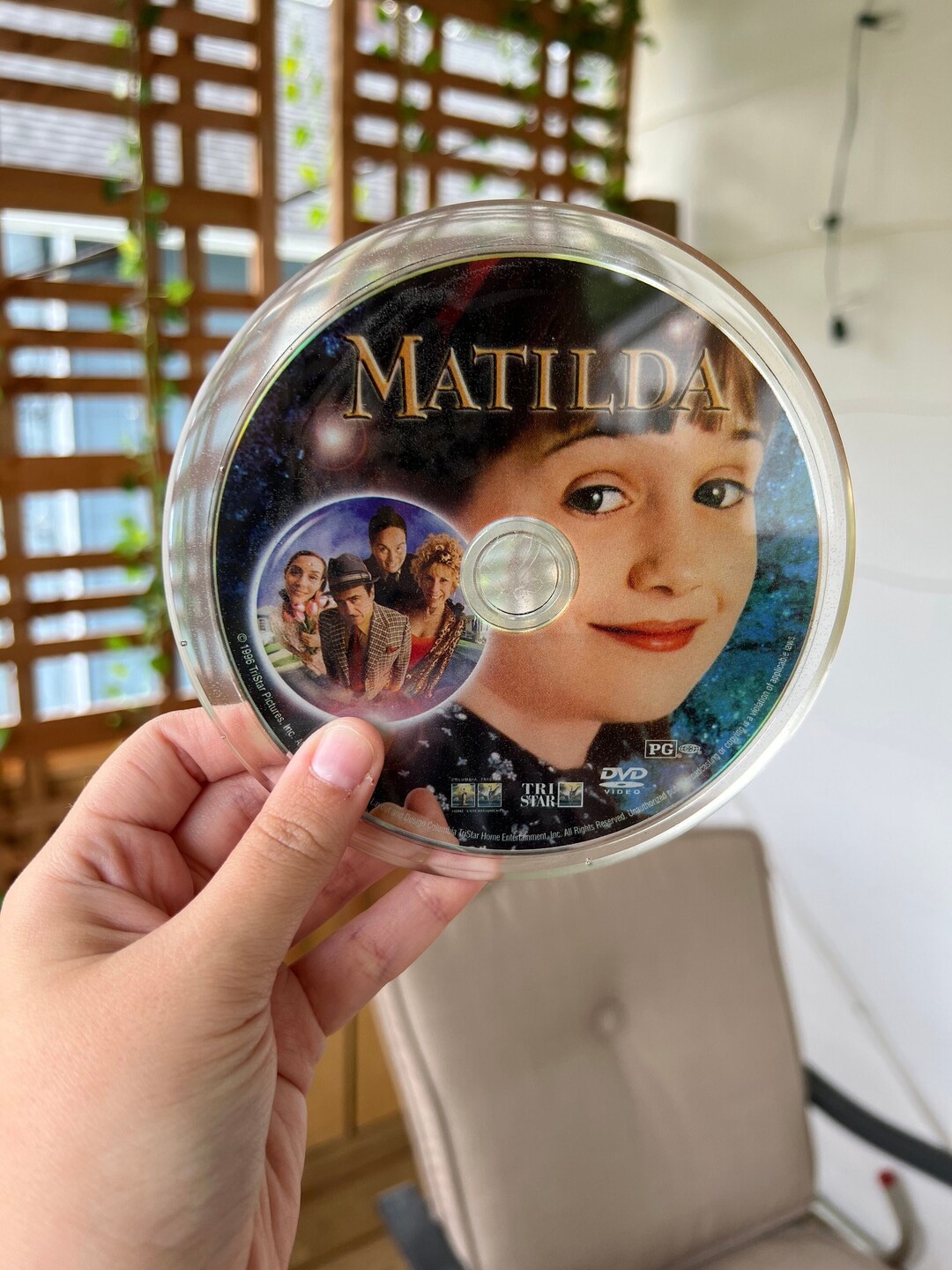 Matilda Resin DVD Coaster - Etsy