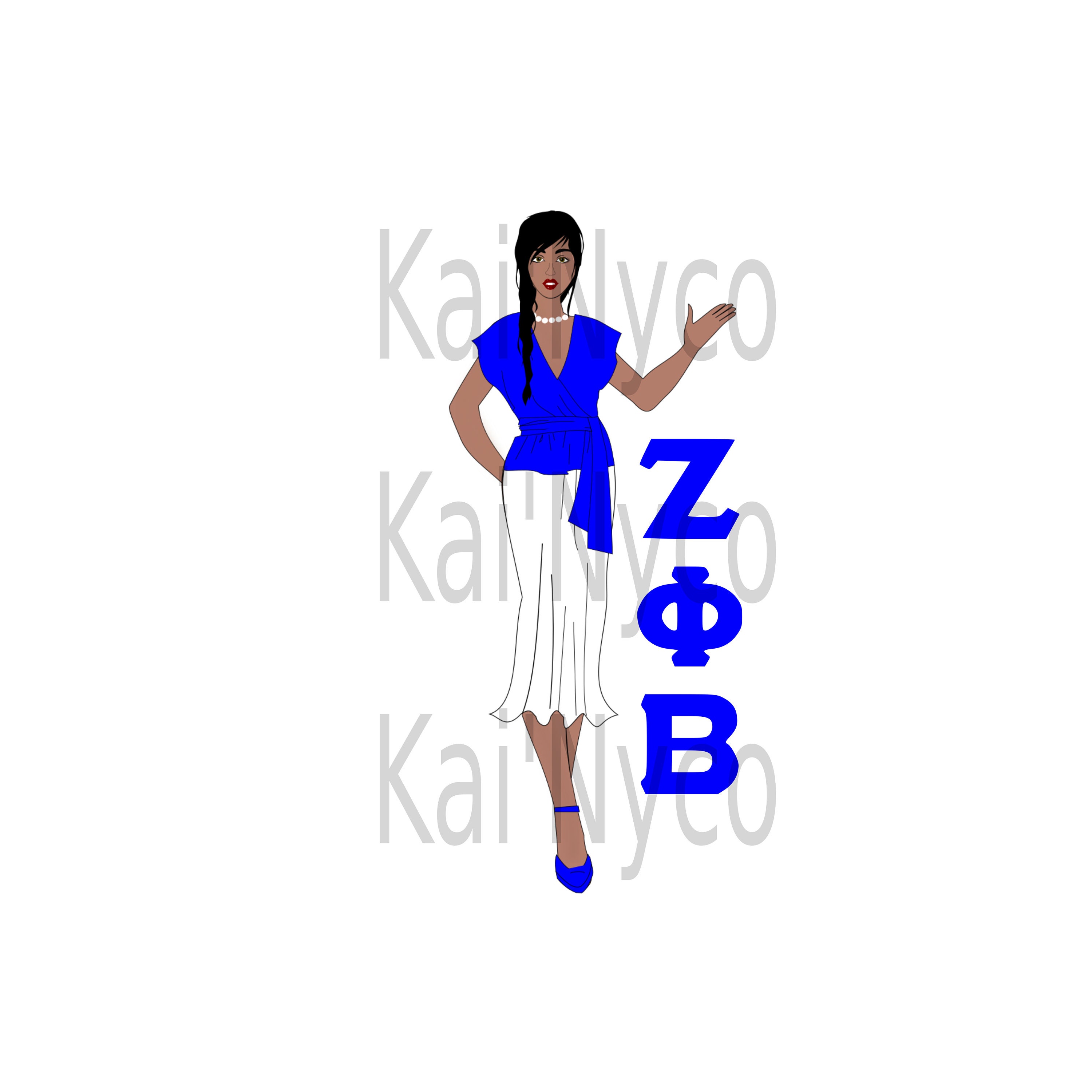 Zeta Woman, Zeta Graphic, Zeta Sublimation, PNG, Sorority, Zeta, Afro ...