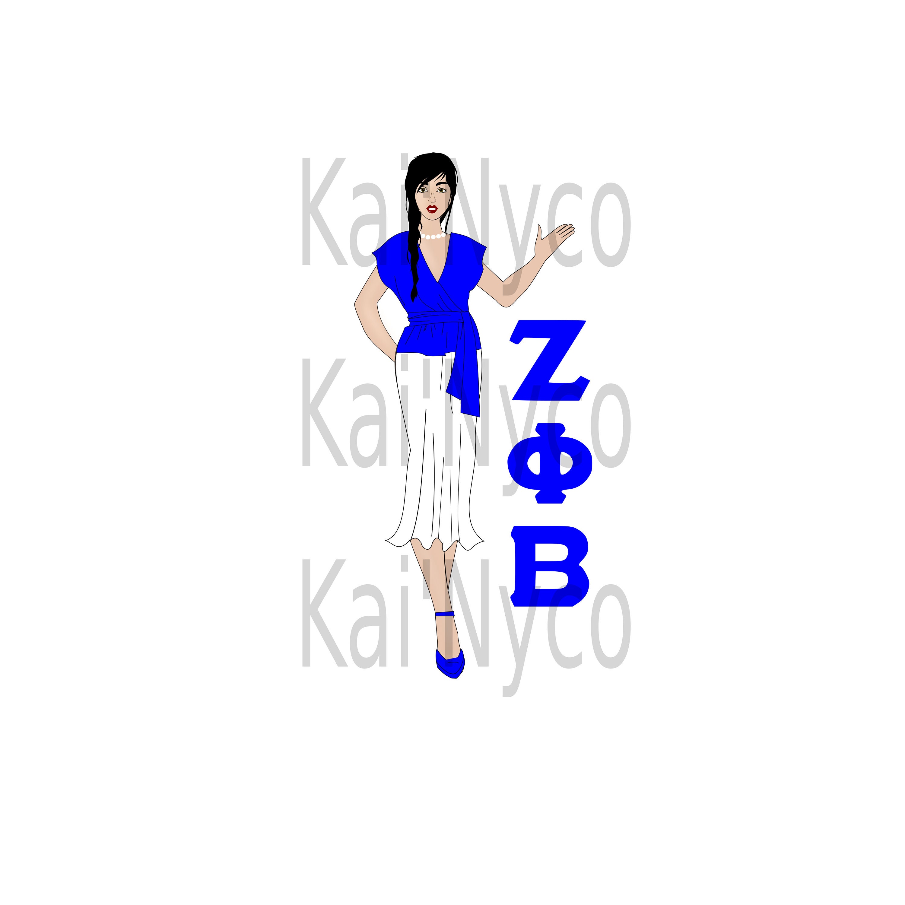 Zeta Woman, Zeta Graphic, Zeta Sublimation, PNG, Sorority, Zeta, Afro ...