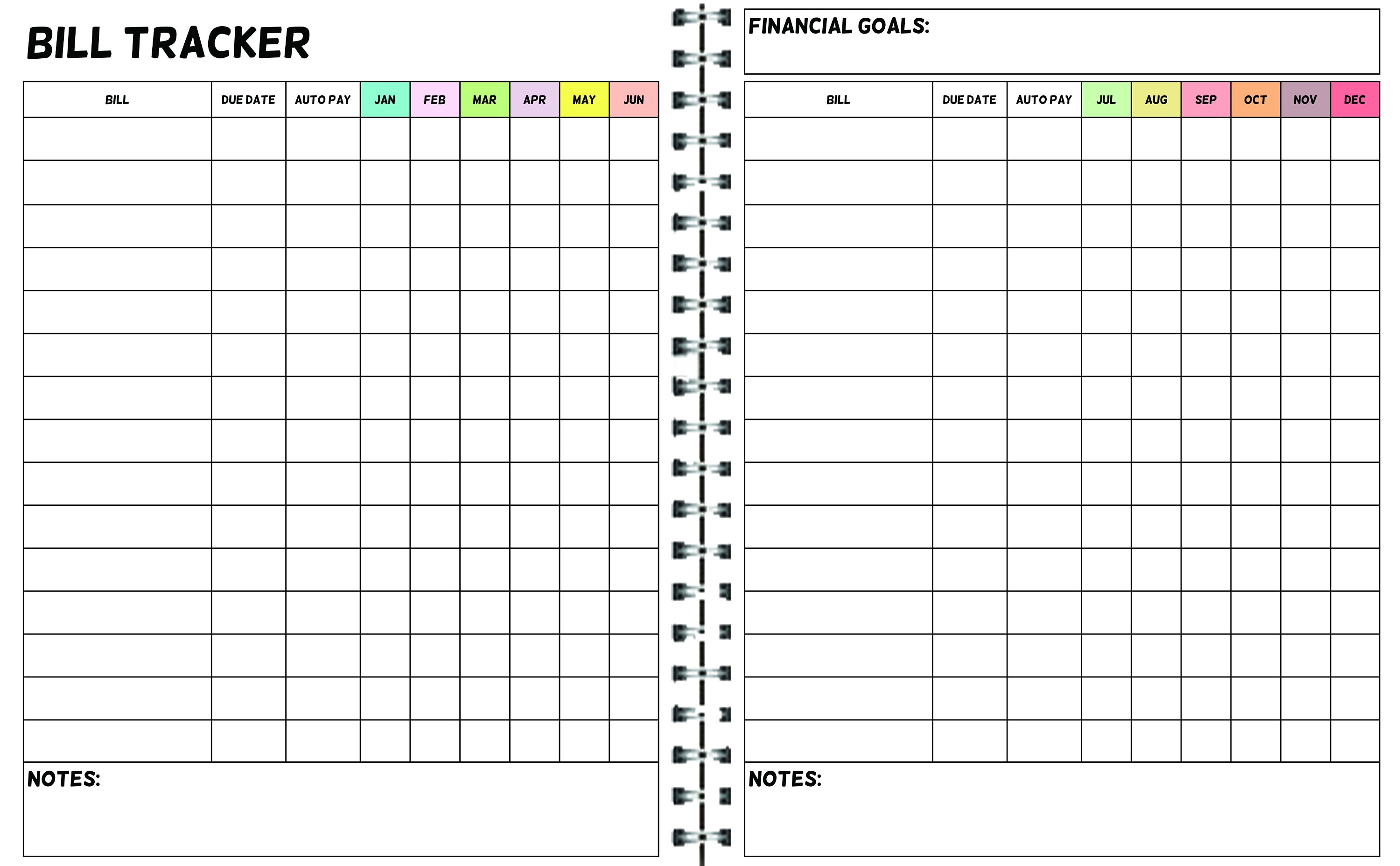 2021 Planner - Amelia Stripes - Etsy