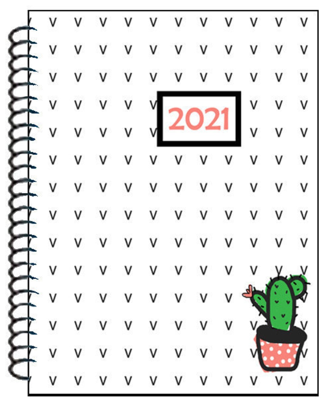 2021 Planner - Cactus - Etsy