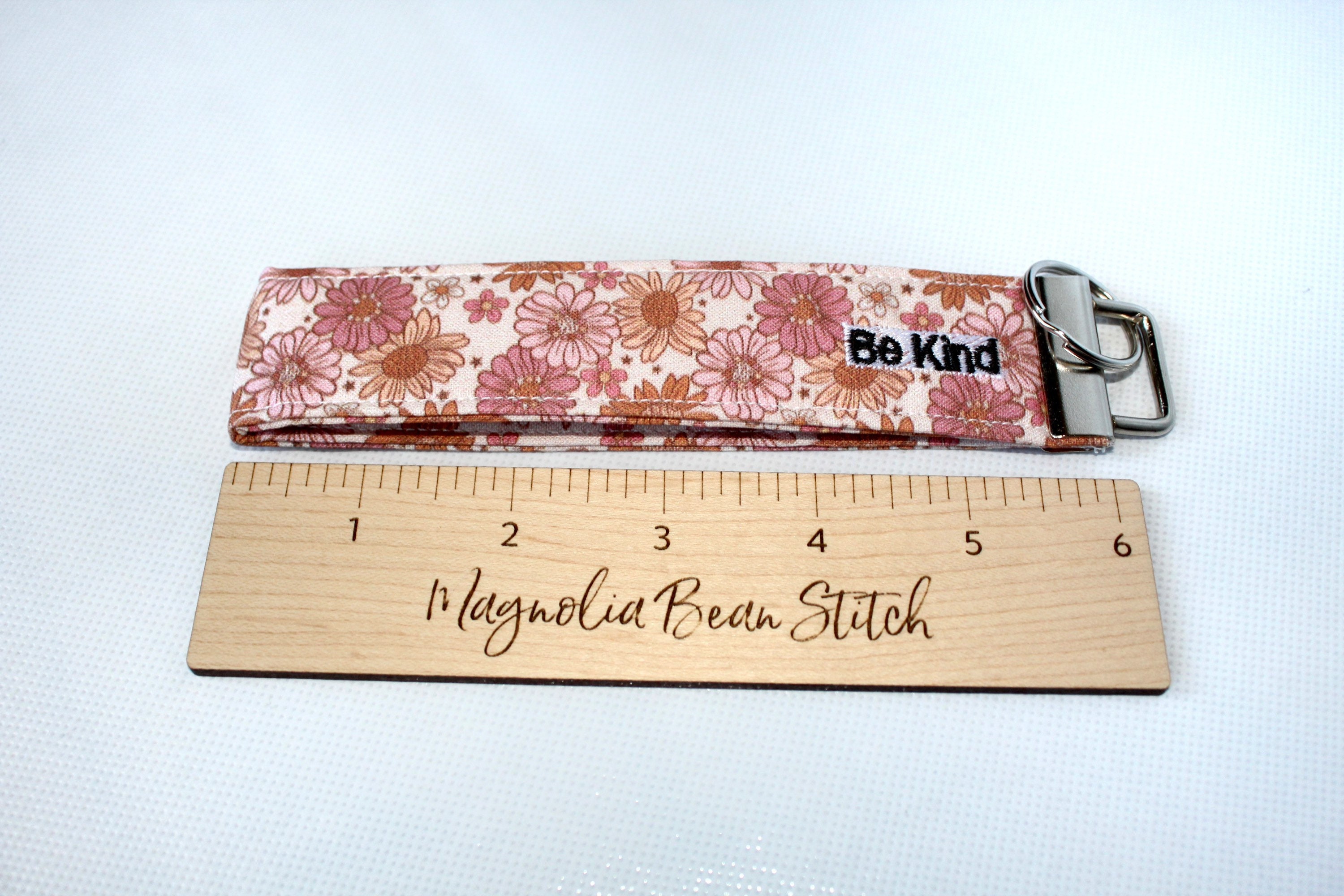 Floral Wristlet Keychain, Spring Keychain, Keychain Wristlet, Floral ...