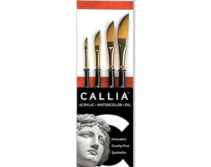 Callia Artist Paint Brush Set Dagger Paint Brushes - Etsy