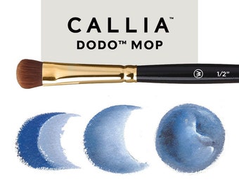 CALLIA Top Mop Mixed Media Artist Paint Brush Brush by Willow | Etsy