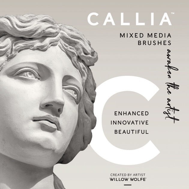 Callia Artist Paint Brush Set Dagger Paint Brushes - Etsy