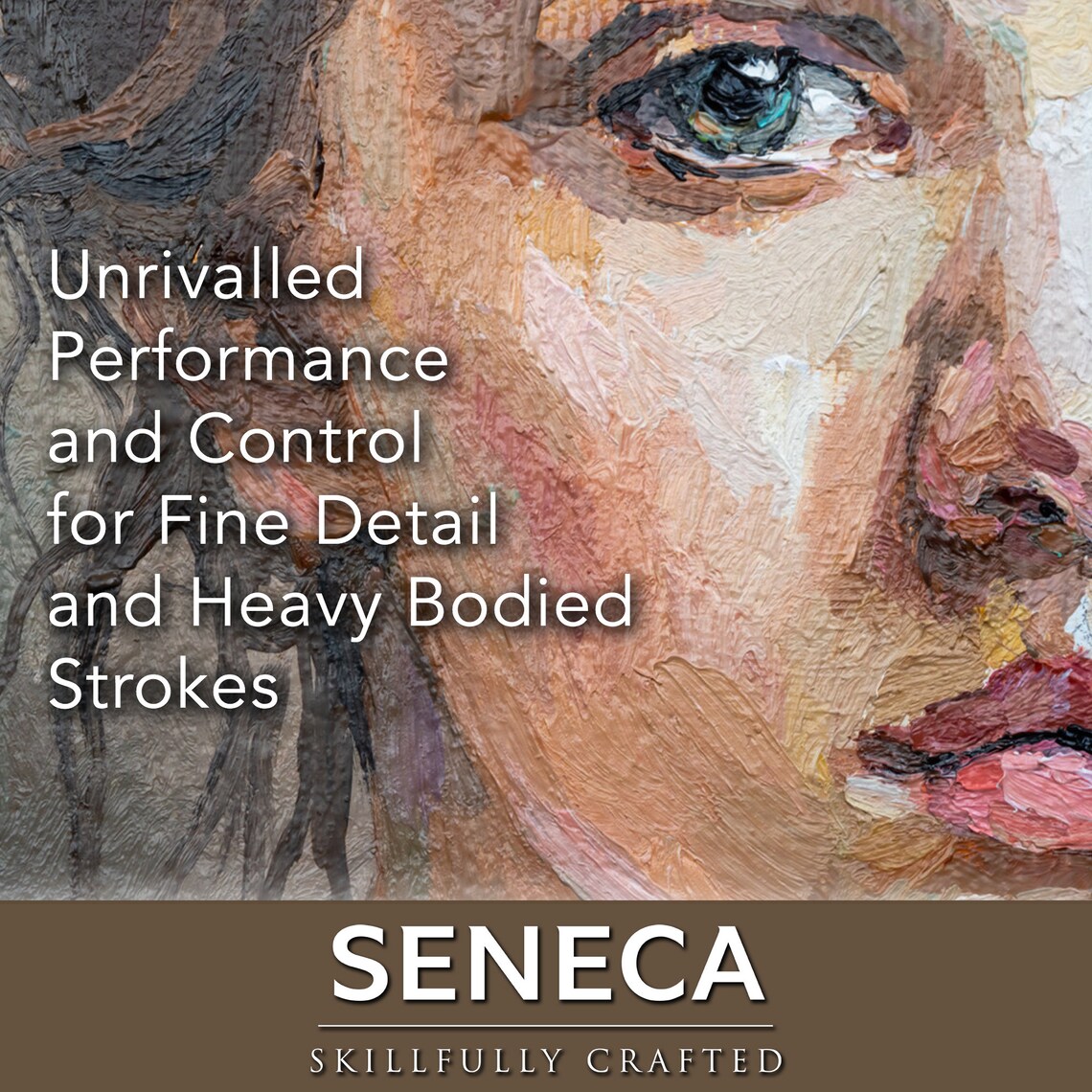 SENECA Artist Brushes by Willow Wolfe, Synthetic Bristle Egbert, Size 6 ...