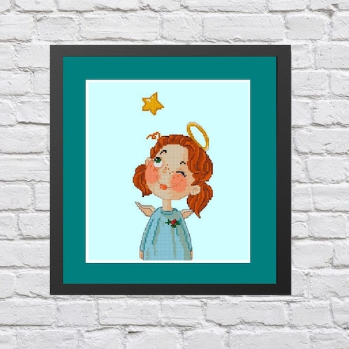 ANGELA Cross Stitch Pattern Instant Download the - Etsy