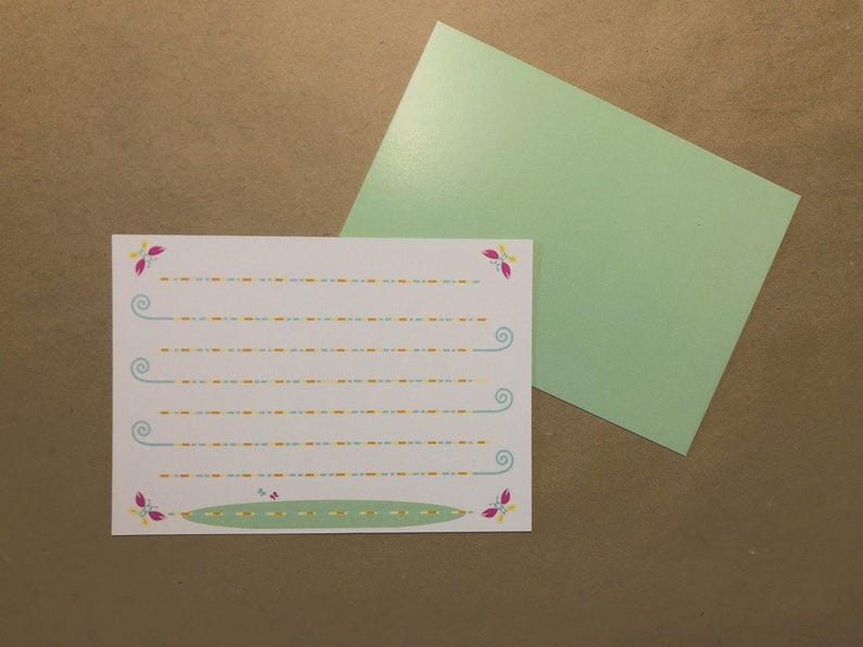 Animal Crossing Inspired Postcards | Stationery | Letter - Etsy