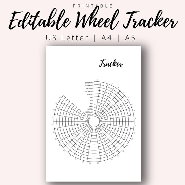 Circle Tracker - Etsy