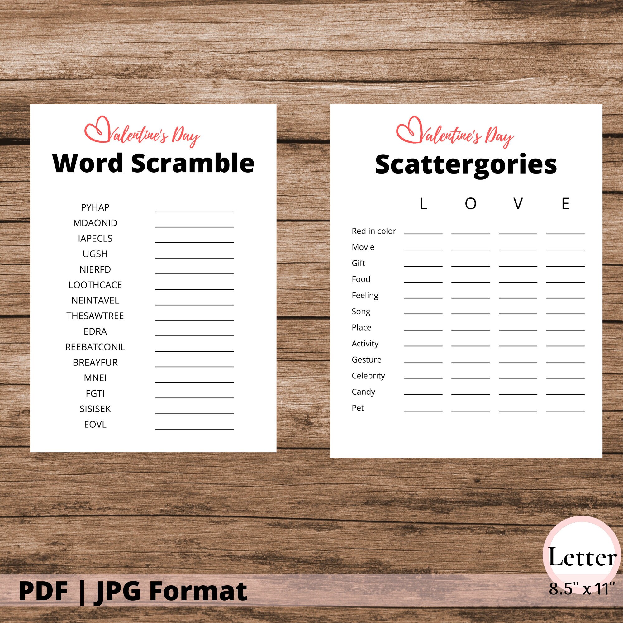 Printable Kids Valentine Games Classroom Valentine Valentine's Day ...