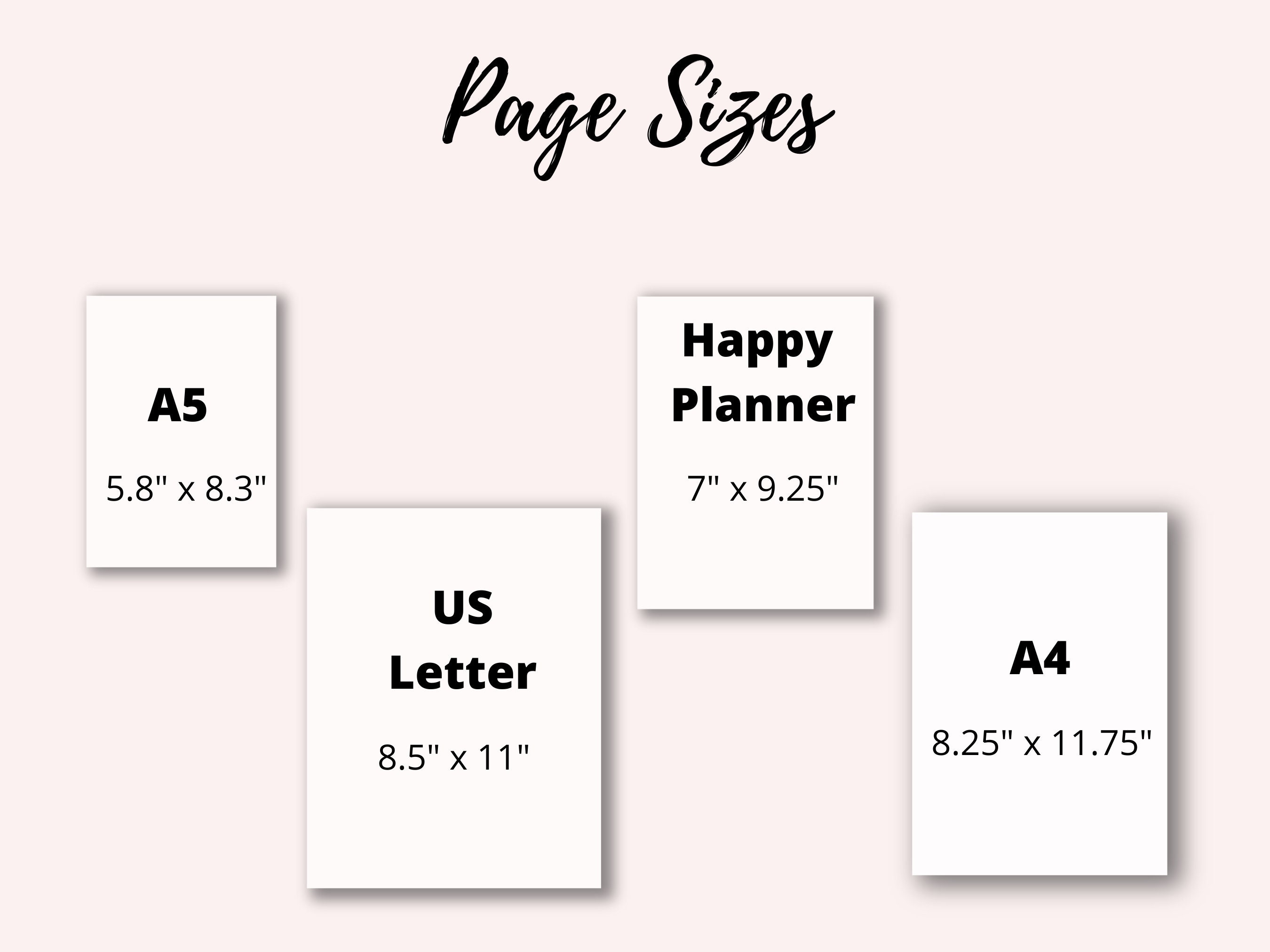 Printable 7 Day Planner Weekly Planner Day Planner PDF - Etsy