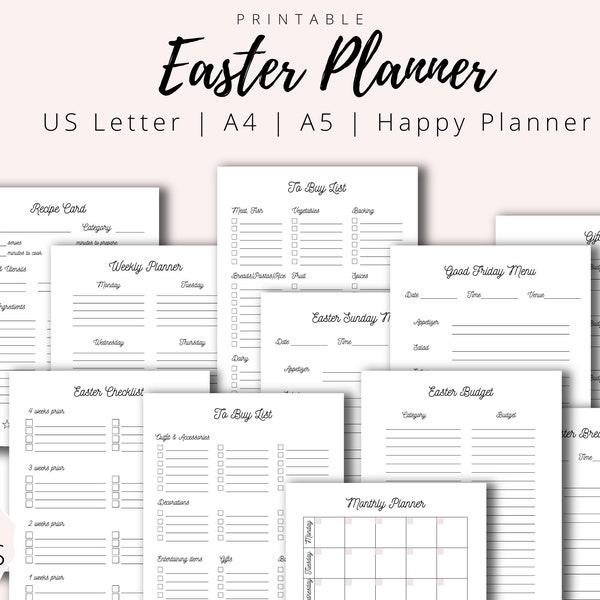 Planner Printable - Etsy