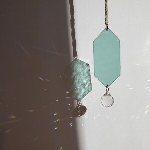 Window Crystal & Cathedral Glass Suncatcher, Feng Shui Prism, Spring ...