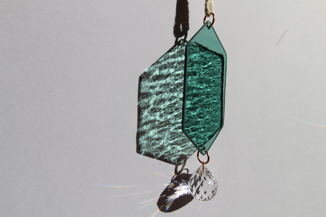 Window Crystal & Cathedral Glass Suncatcher, Feng Shui Prism, Spring ...