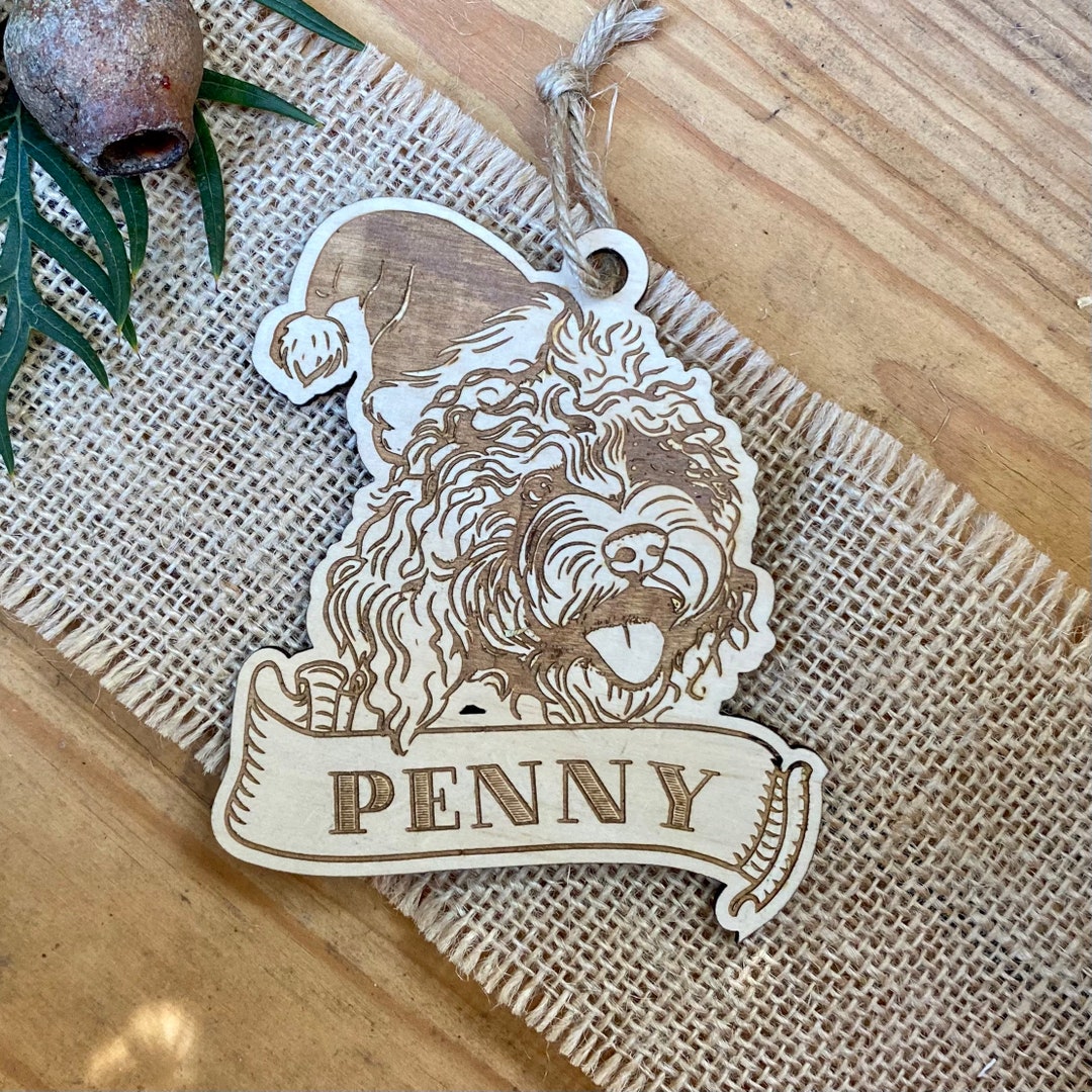 Labradoodle Customised Christmas Ornament - Etsy