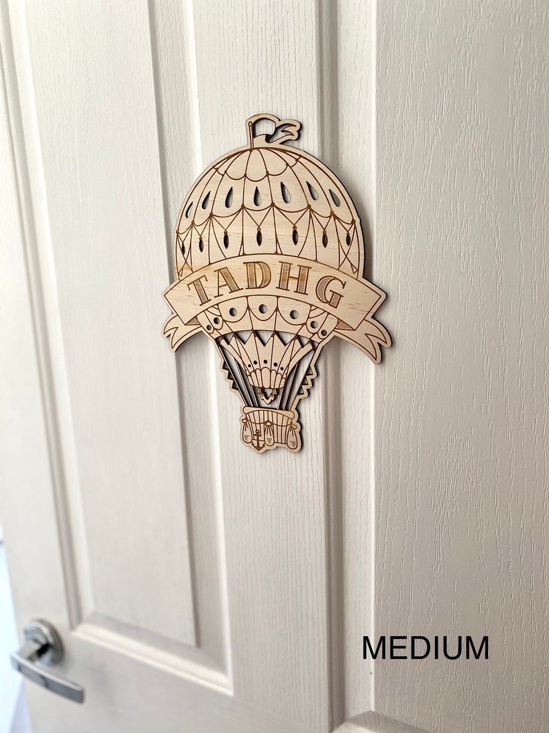 Hot Air Balloon Name Sign - Etsy