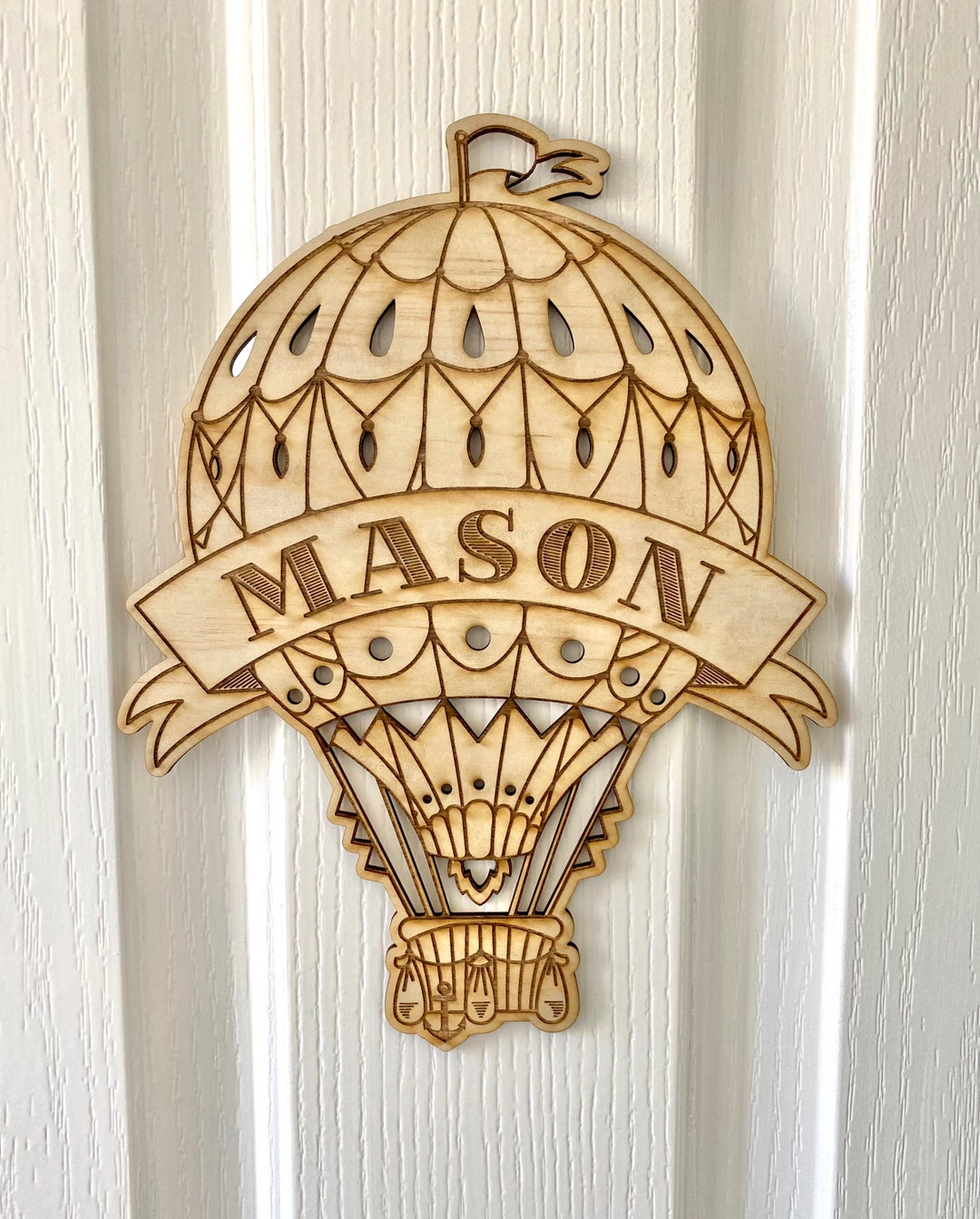 Hot Air Balloon Name Sign - Etsy