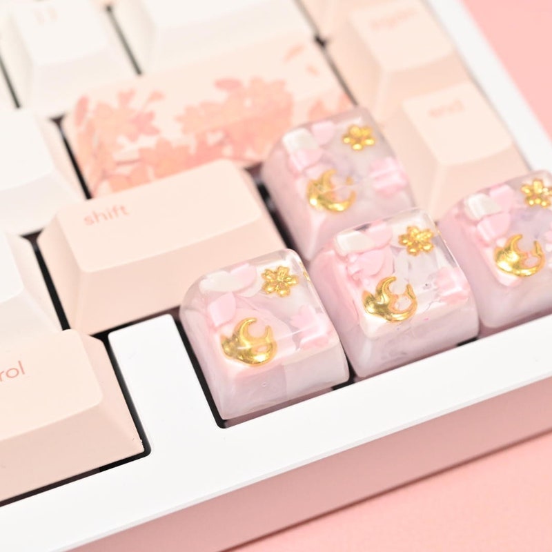 Keyboard Pink Key Caps - Etsy
