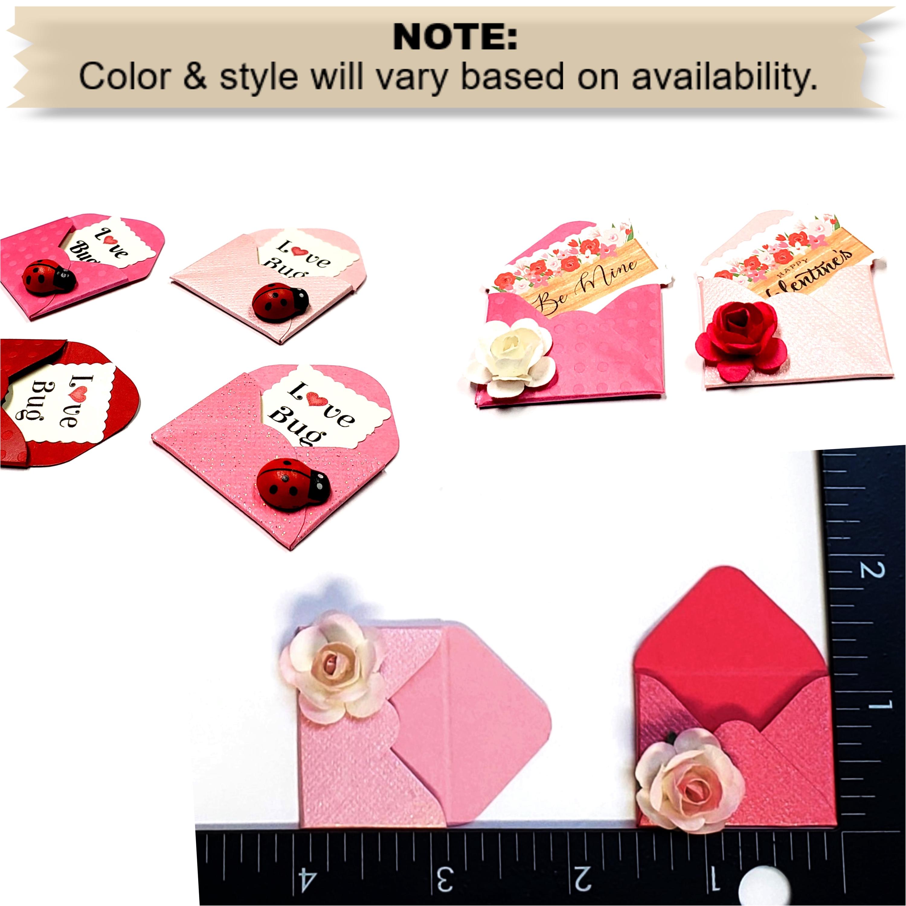 Mini Valentine Envelopes – Paper Embellishments for Cards, Tags ...