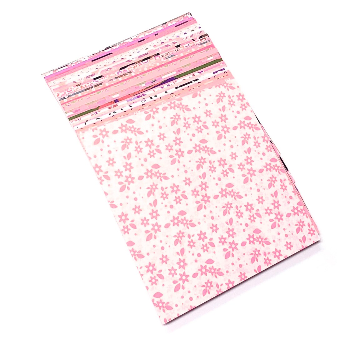 Pink Scrapbook Paper Sheets, Pink Craft Paper Variety Pack, Mixed ...