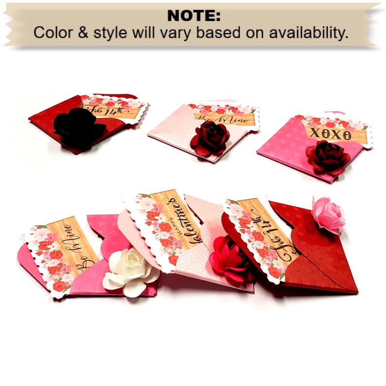 Mini Valentine Envelopes – Paper Embellishments for Cards, Tags ...