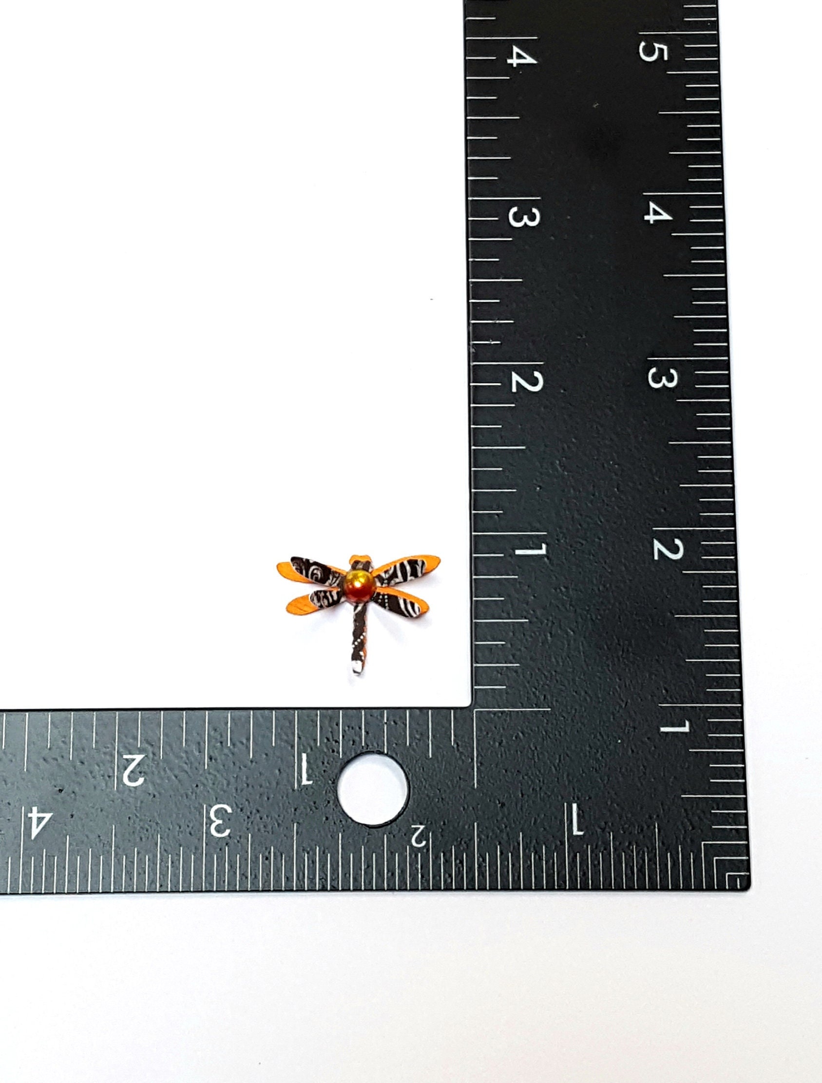 Mini Dragonfly Embellishments Handmade Paper Dragonflies for - Etsy