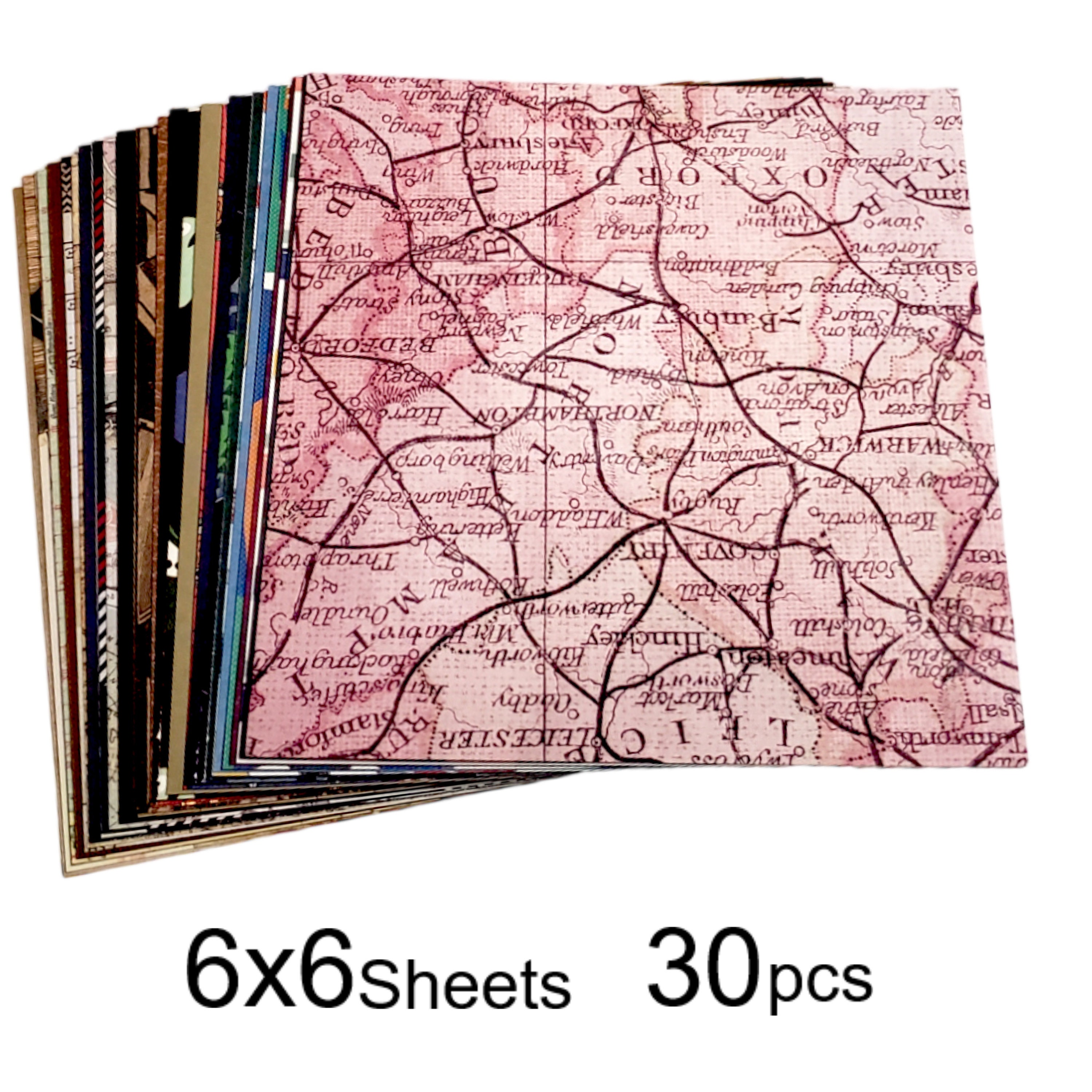 Travel Adventure-themed Crafts Paper With Maps Cardstock Paper and ...