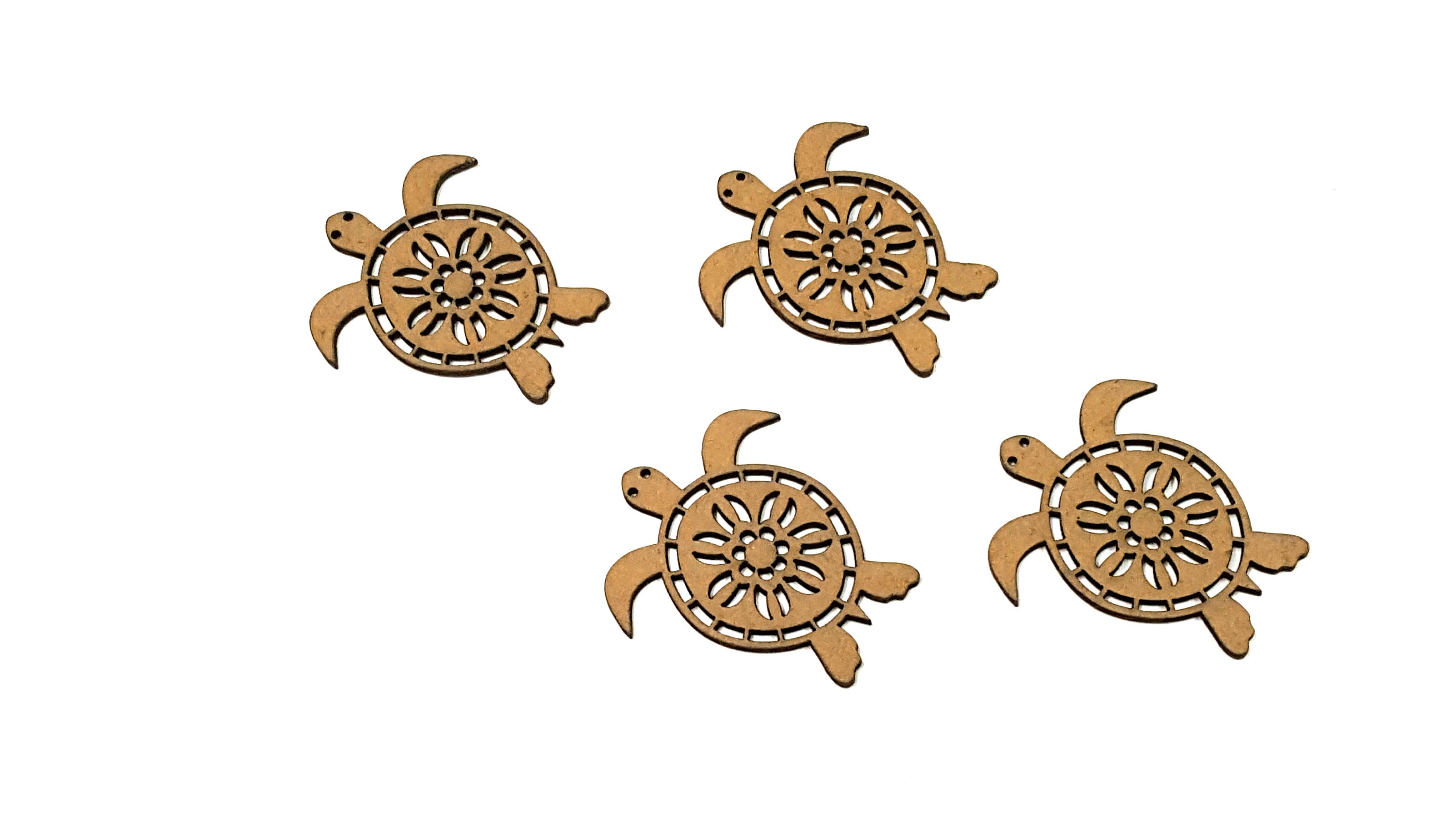 Laser Cut Sea Turtle Chipboard Die Cuts Dimensional Turtle - Etsy
