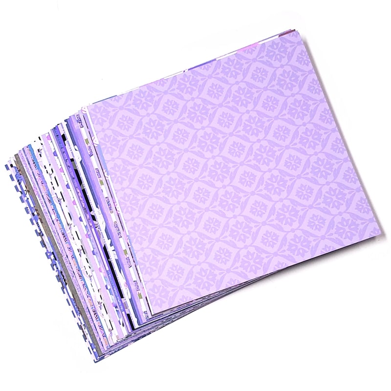 Purple Scrapbook - Etsy