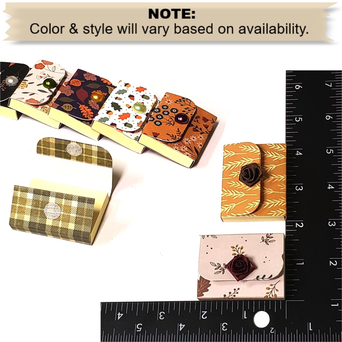 Fall Mini Sticky Note Pads, Autumn Gift Favors, Teacher Gift, Coworker ...