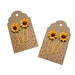 Sunflower Bookmark Altered Paperclip, Sunflower Page Divider Handmade ...