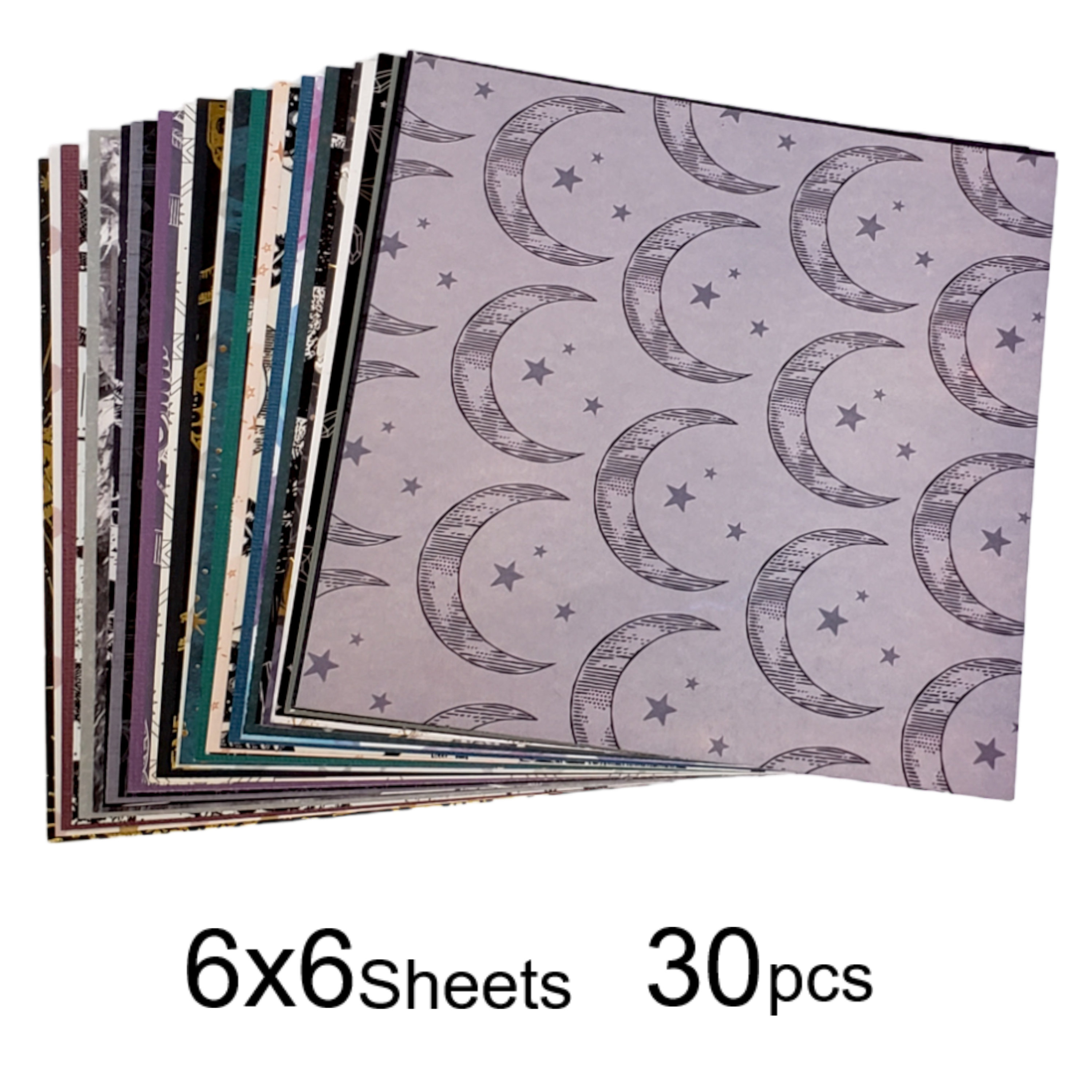Mystical Scrapbook Paper Magic Symbols Cardstock Paper, Celestial ...