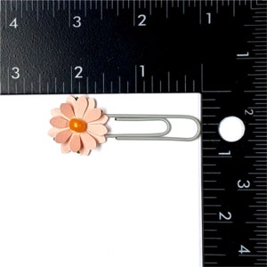 Daisy Paper Clips, Pastel Flower Paperclips, Handmade Page Divider ...