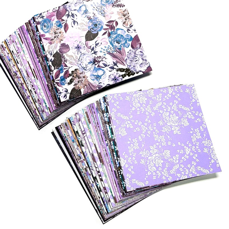 Purple Paper Pack - Etsy